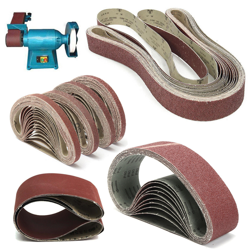 Various Size Sanding Belt 36 1000 Grit Abrasive Belts Metal Wood