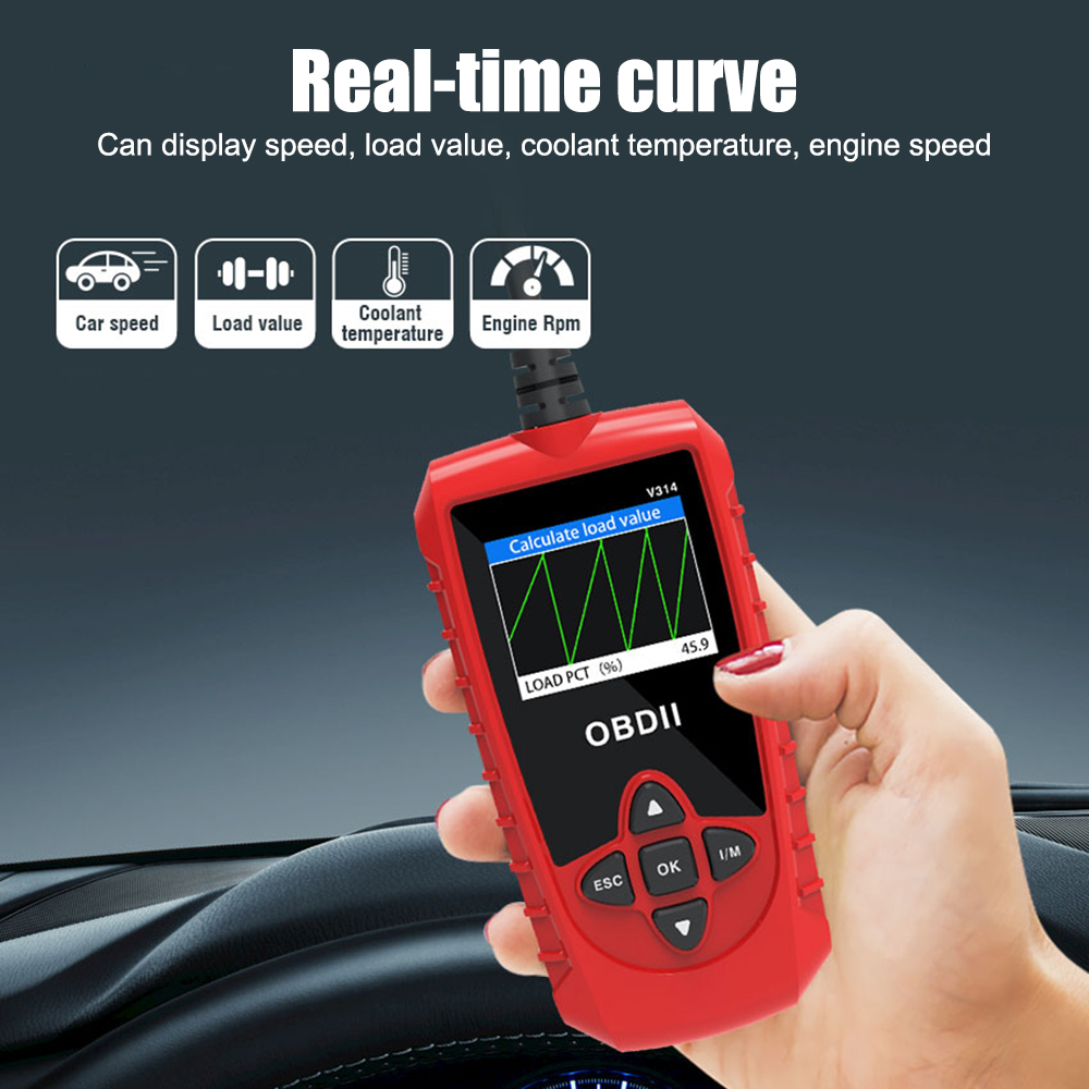 Generic V314 Automotive Diagnostic Tool Car OBDII Scanner Reader ...