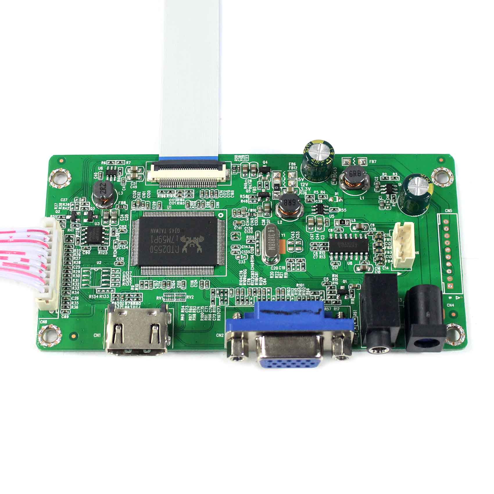 HDMI VGA LCD Controller Board 17.3" N173HCE NV173FHM 1920x1080 IPS LCD ...