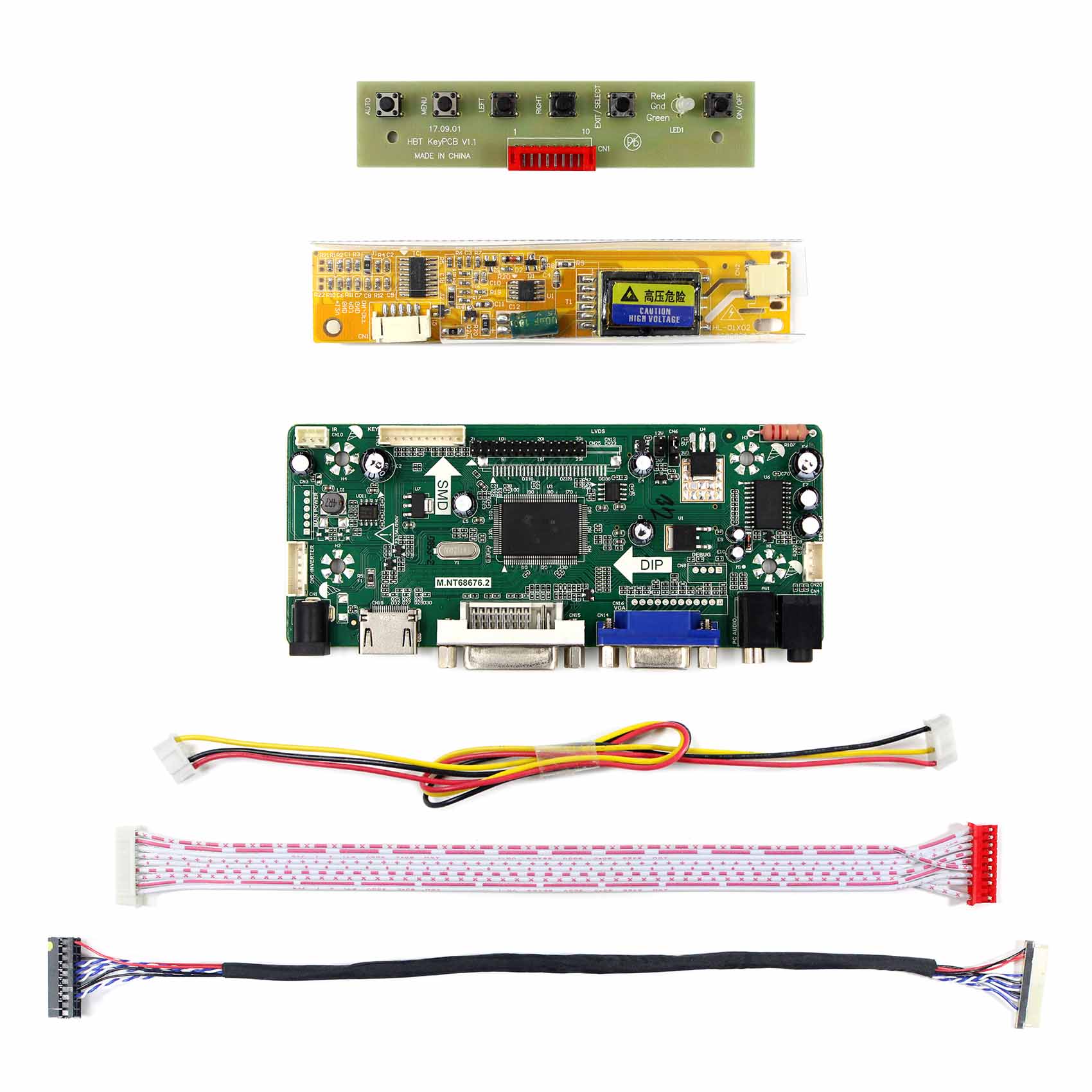 For 12.1" 13.3" B121EW03 V2 LTD133EX2X LCD Panel HDM I DVI LCD ...