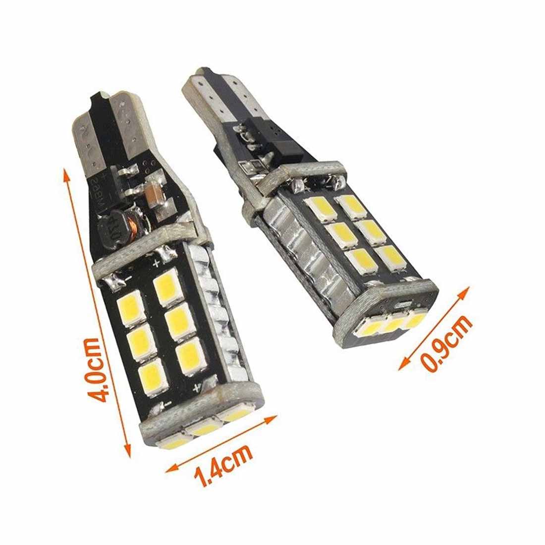 2X W16W Amber Orange Indicators T10 T15 LED Canbus Error Xenon Light Bulbs | eBay