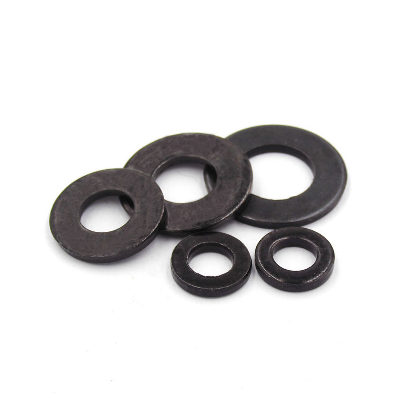 M3 M4 M5 M6 M8 M10 M12 M16 M20 M24 M30 Black Oxide Flat Washer High ...